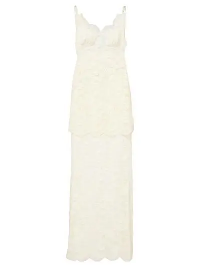 Rabanne Lace Maxi Dress - White