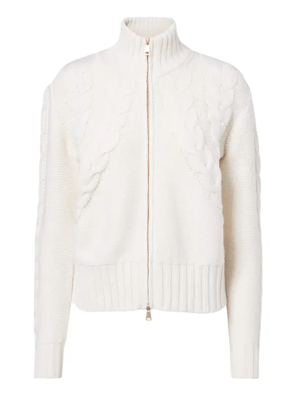 Max Mara Mabel Wool-cashmere Jacket - White