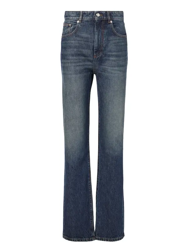 Sportmax Mid-rise Straight Jeans - Blue