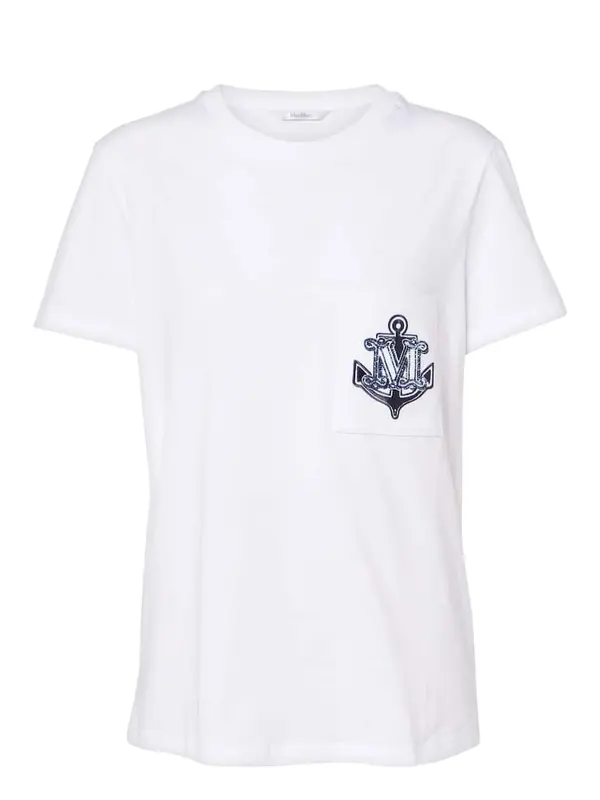 Max Mara Acacia Cotton T-shirt - White