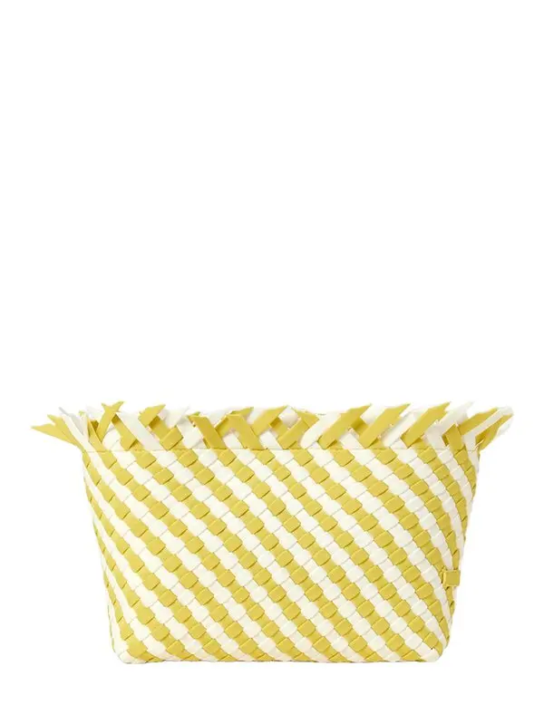 NAGHEDI Havana Fringe Woven Clutch Bag - Yelpat