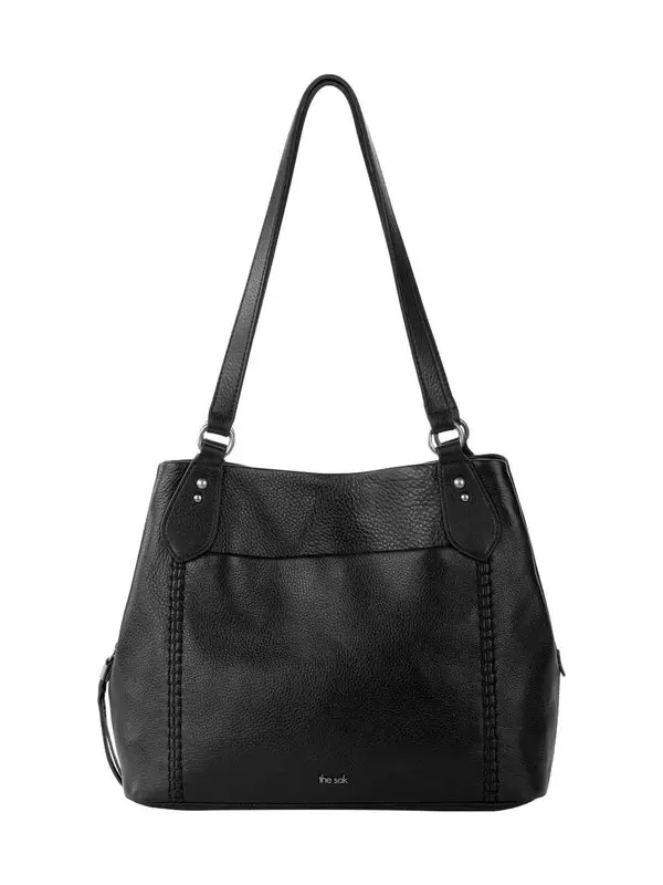 THE SAK Melrose Leather Satchel - Black