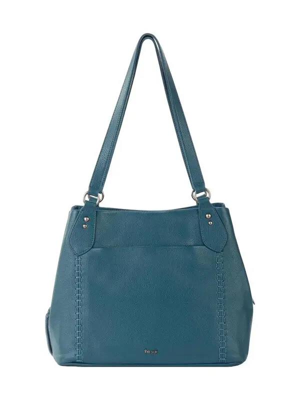 THE SAK Melrose Leather Satchel - Deep Teal