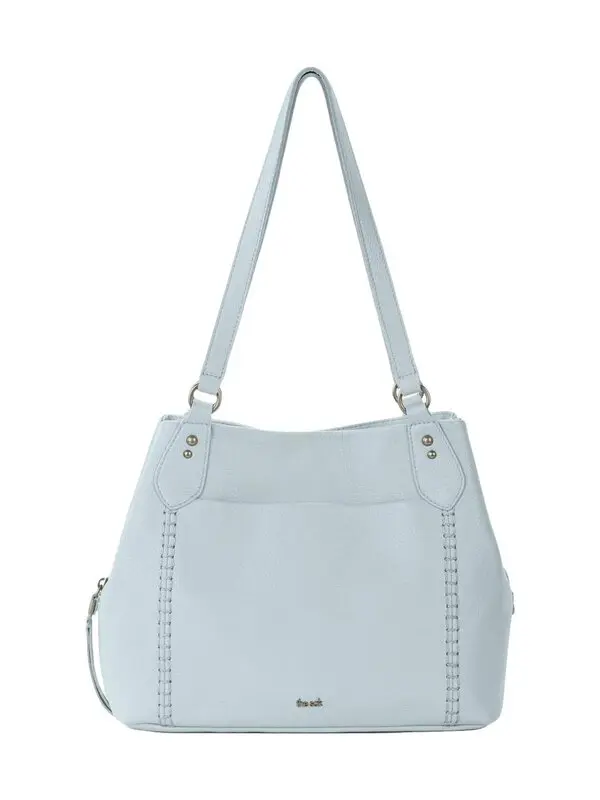 THE SAK Melrose Leather Satchel - Ice Blue