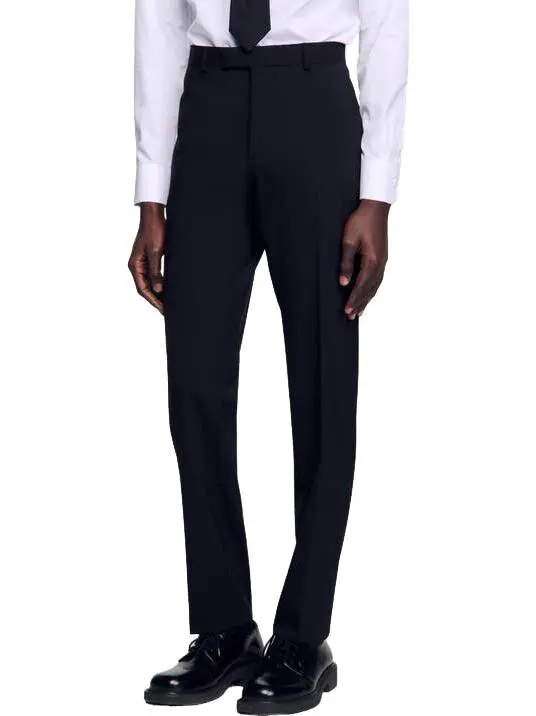 Sandro Classic Suit Trousers - Black