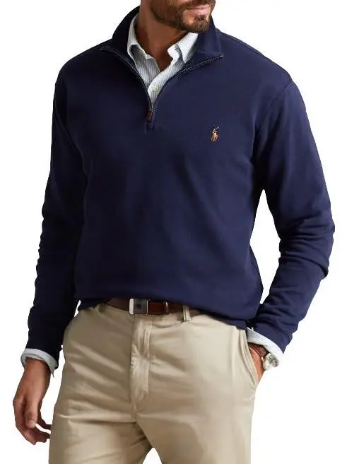 Polo Ralph Lauren Estate Rib Half-zip Pullover - French Navy