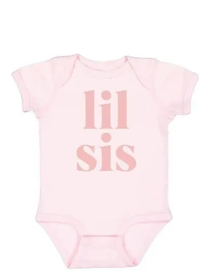 SWEET WINK Short Sleeve Bodysuit - Ballet Pink