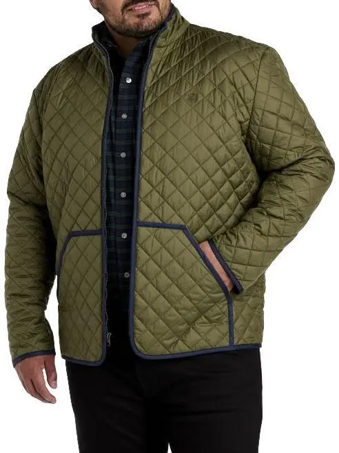 Brooks Brothers Big & Tall Quilted Jacket - Burnt Olive