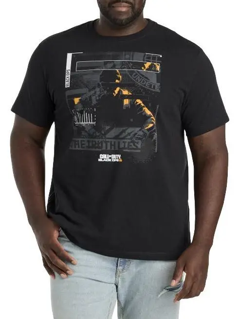 TRUE NATION BY DXL Big & Tall Call Of Duty Ops Graphic Tee - Black