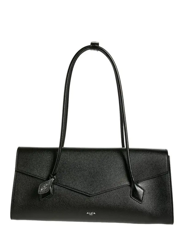 Alaïa Le Teckel Leather Tote - Noir