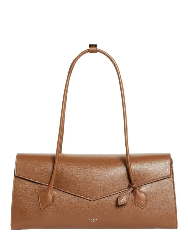 Alaïa Le Teckel Leather Tote - Terre Dombre