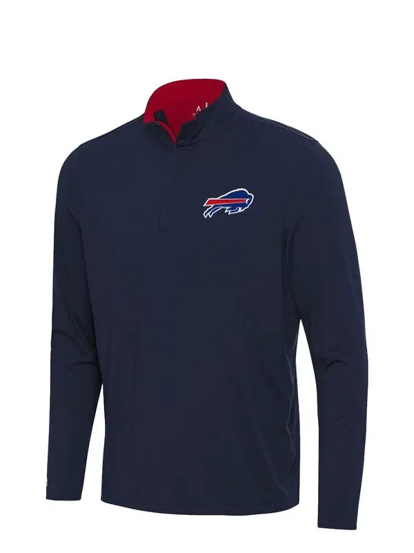 ANTIGUA Quarter-zip Pullover Top - Navy