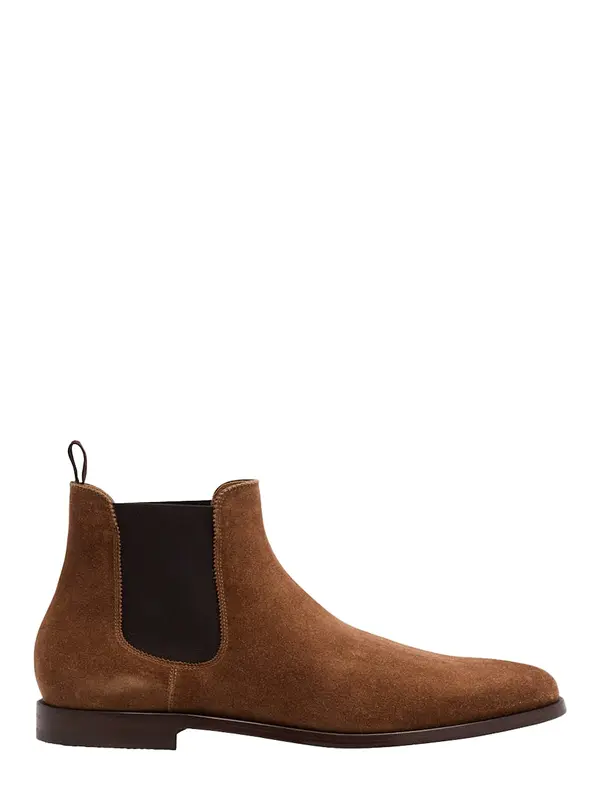 Ralph Lauren Gaston Suede Chelsea Boots - Dark Brown