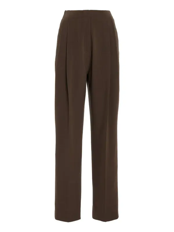 Tove Roan High-rise Straight-leg Trousers - Green