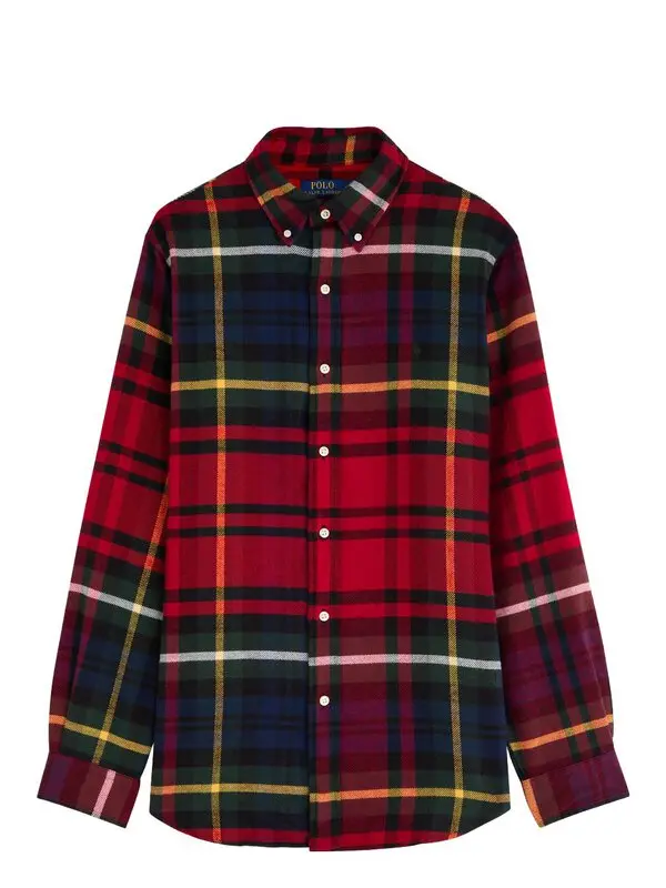 Polo Ralph Lauren Checked Flannel Shirt - Red
