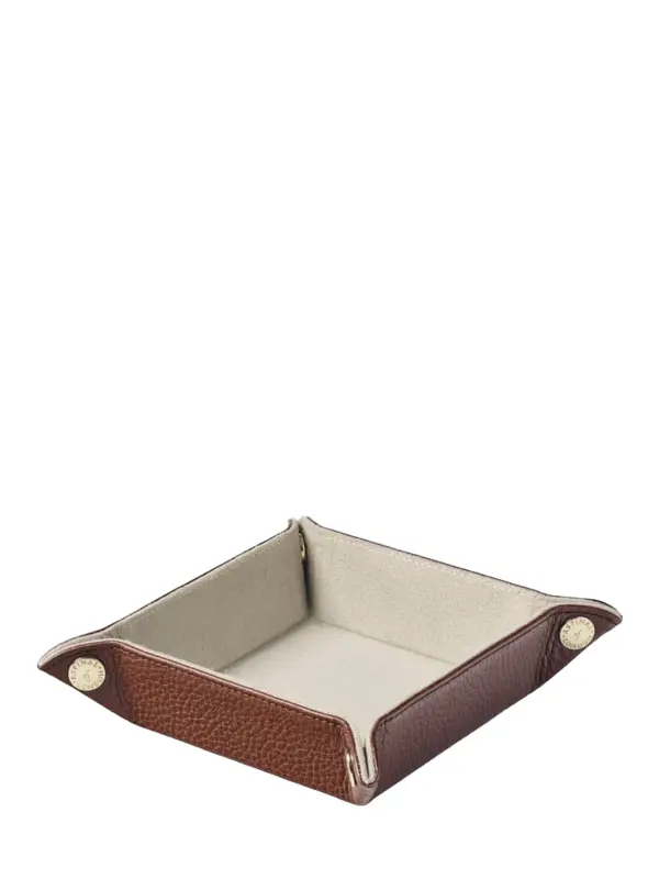 ASPINAL OF LONDON Mini Tidy Tray - Brown