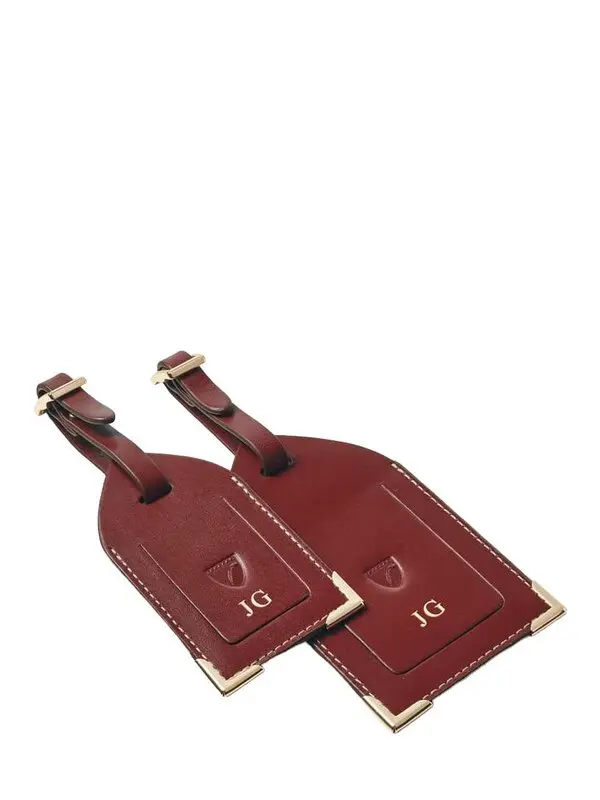 ASPINAL OF LONDON Luggage Tags - Brown