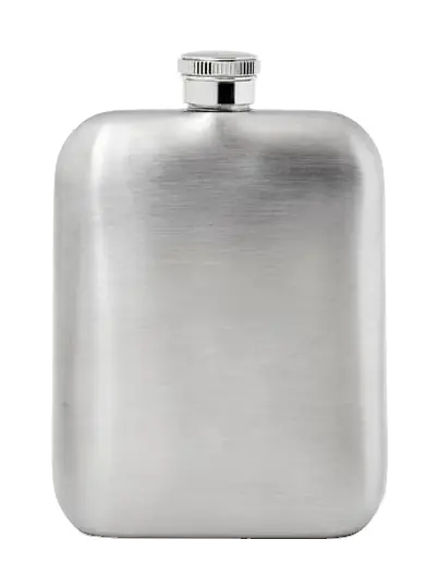ASPINAL OF LONDON Hip Flask With Pouch - Red