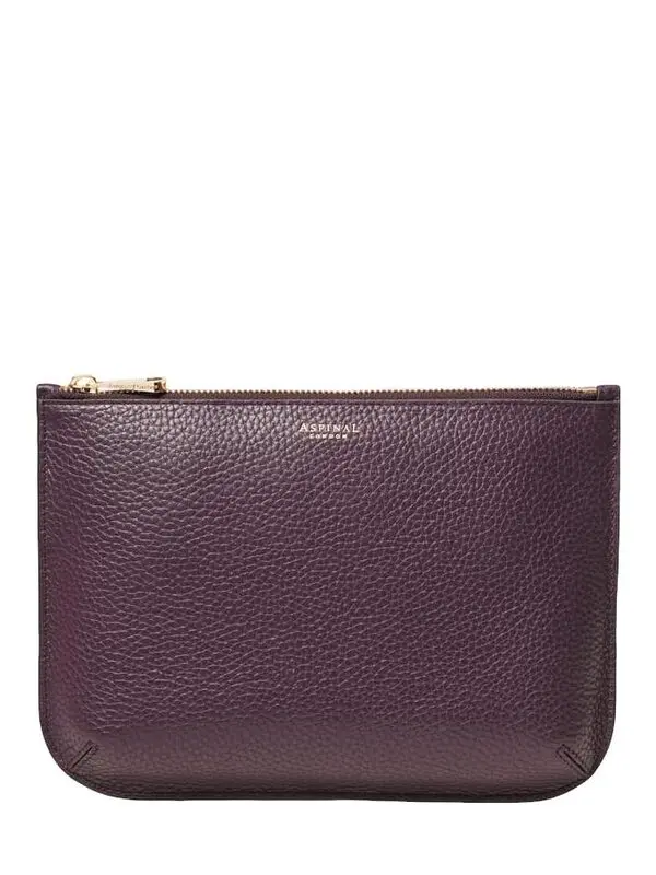 ASPINAL OF LONDON Ella Pouch - Purple
