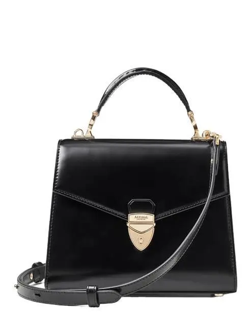 ASPINAL OF LONDON Mayfair Midi 2 Bag - Black