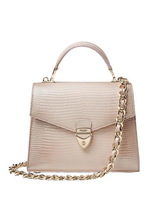 ASPINAL OF LONDON Midi Mayfair Bag - Neutral