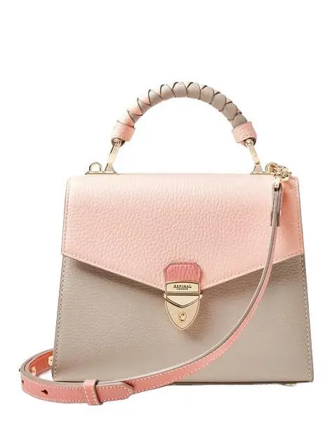 ASPINAL OF LONDON Mayfair Midi 2 Bag - Pink