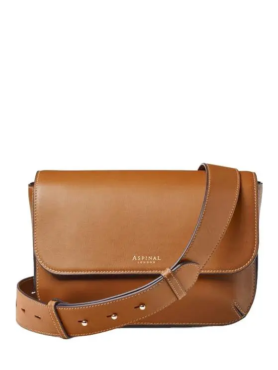 ASPINAL OF LONDON Ella Grande Crossbody Bag - Tan