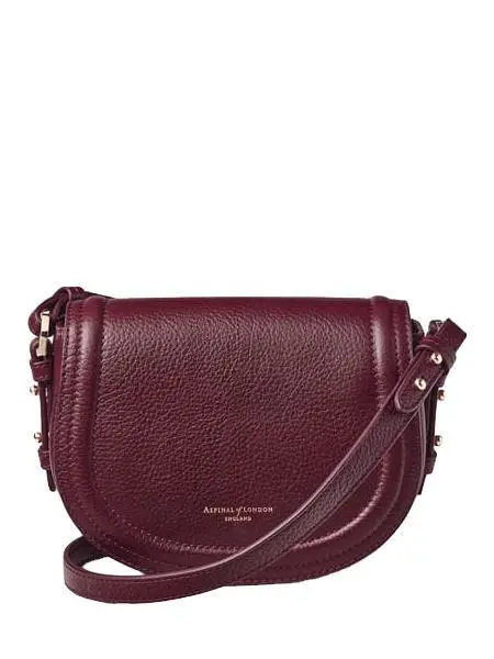 ASPINAL OF LONDON Small Stella Satchel Crossbody Bag - Red