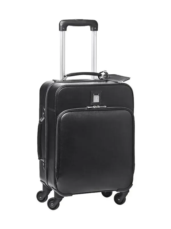 ASPINAL OF LONDON Connaught Saffiano Cabin Suitcase - Black