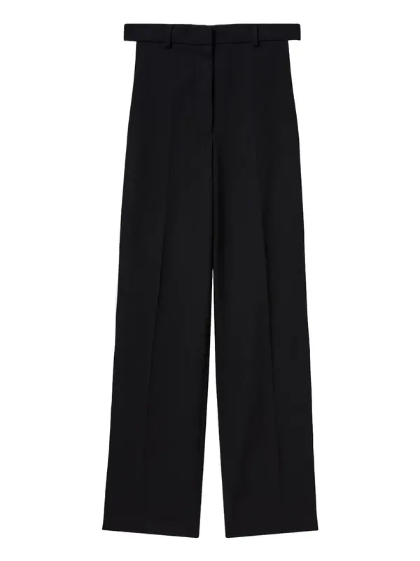 Stella McCartney Stripe-detail Trousers - Black