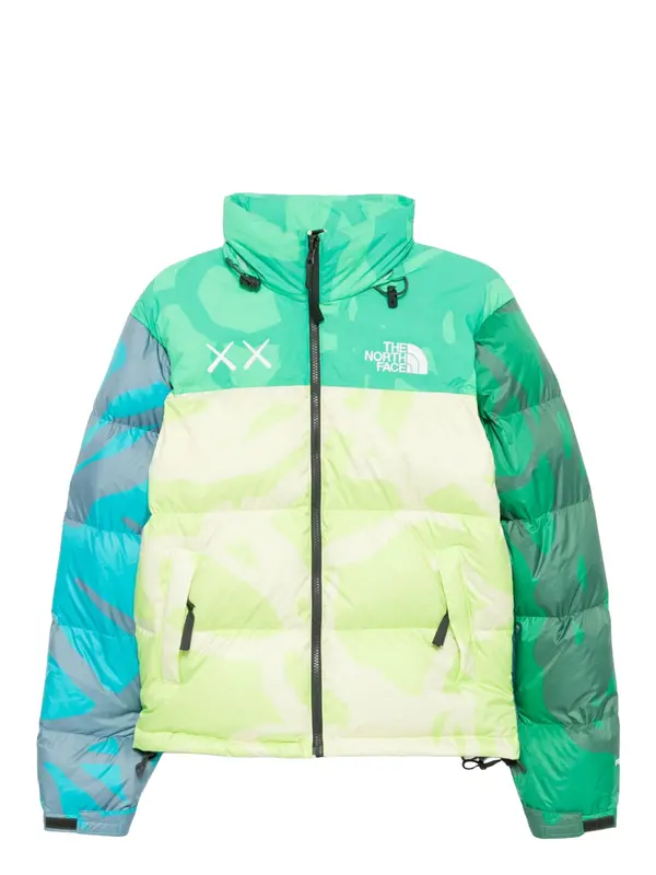 The North Face X Kaws 1996 Nuptse Jacket - Green