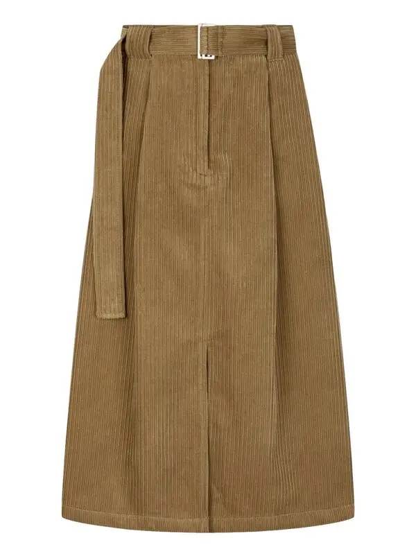 STUDIO TOMBOY Corduroy Skirt - Brown