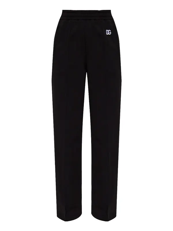Dolce & Gabbana Logo-embroidered Track Pants - Black