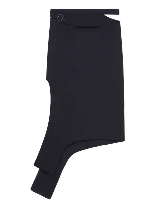 COURREGES Slash Midi Skirt - Black