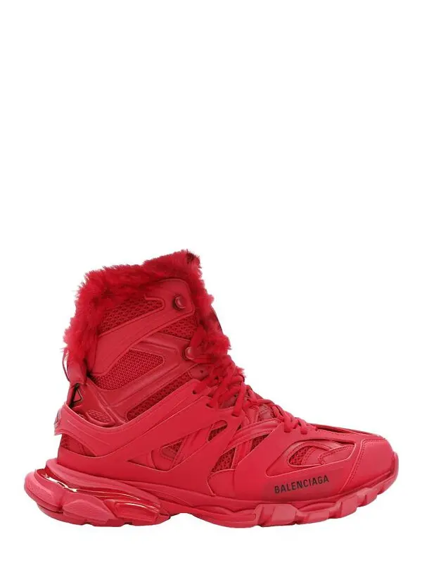 Balenciaga Track Hike Boots - Burgundy