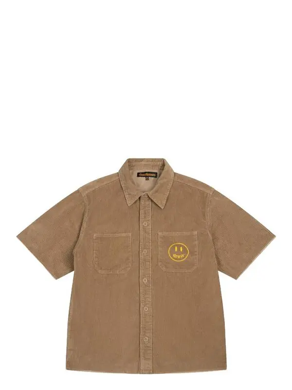 Drew House Corduroy Short Sleeve Shirt - Chaz Brown