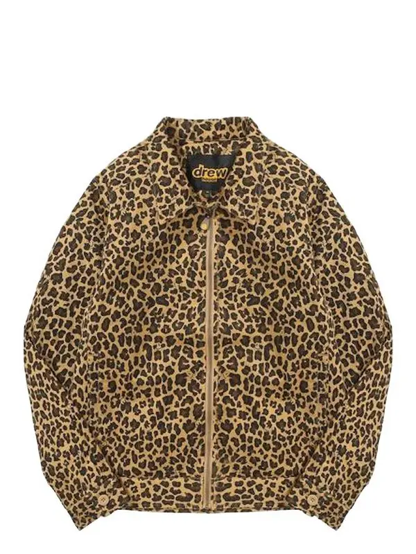 Drew House Cotton Twill Gas Jacket - Cheetah