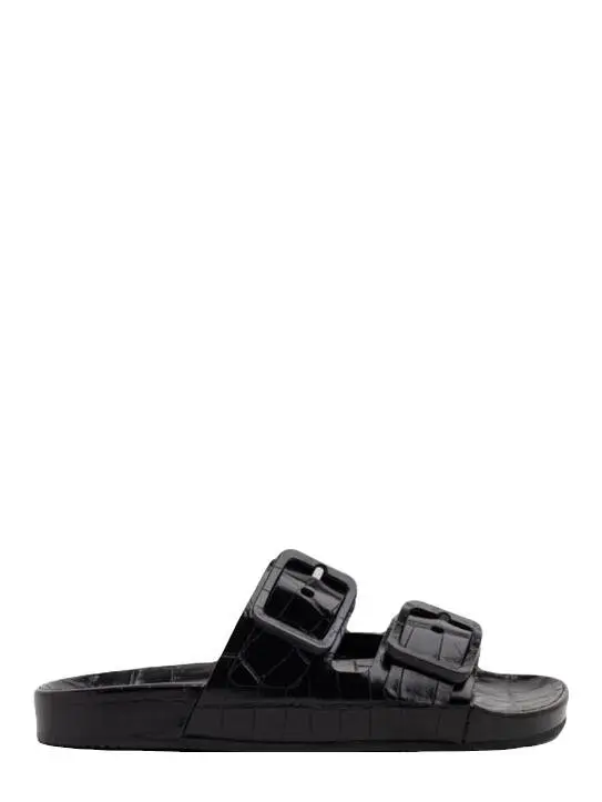 Balenciaga Mallorca Croc Sandals - Black