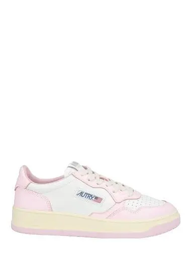 AUTRY Leather Low-top Sneakers - Pink
