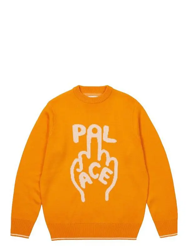 PALACE Finger Up Knit - Orange