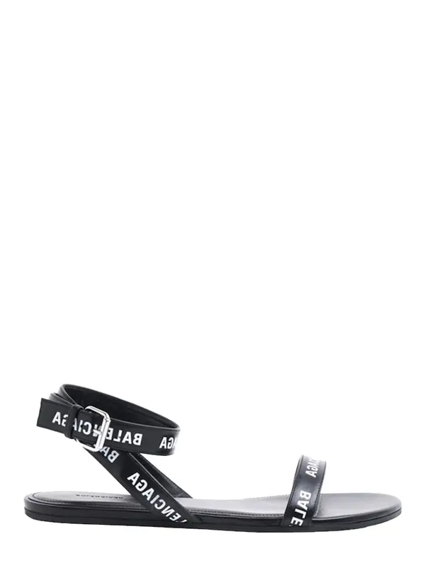 Balenciaga Round Sandal F05 - Black/white