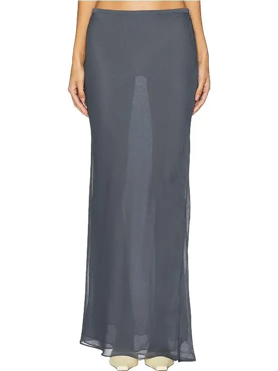 Lioness Maxi Skirt - Grey