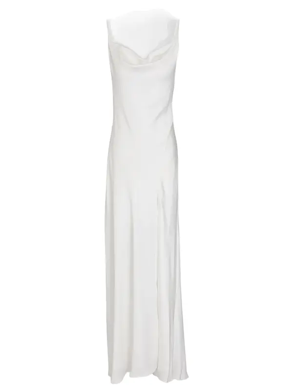 Simkhai Finley Satin-crepe Gown - White