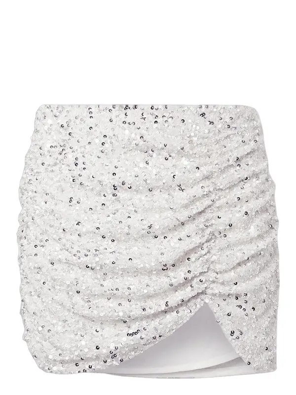 Retrofete Celestia Mini Skirt - White