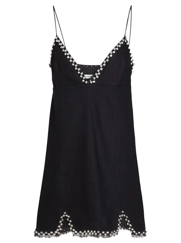 Simkhai Azzura Embellished Mini Dress - Black