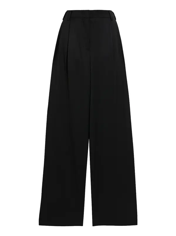 Simkhai Leroy Twill Wide-leg Pants - Black