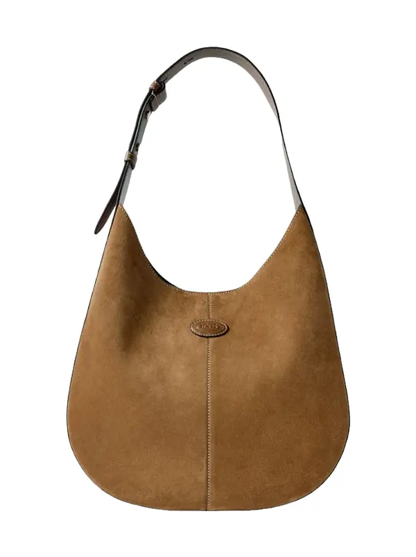 TOD'S Di Bag Suede Shoulder Bag - Brown