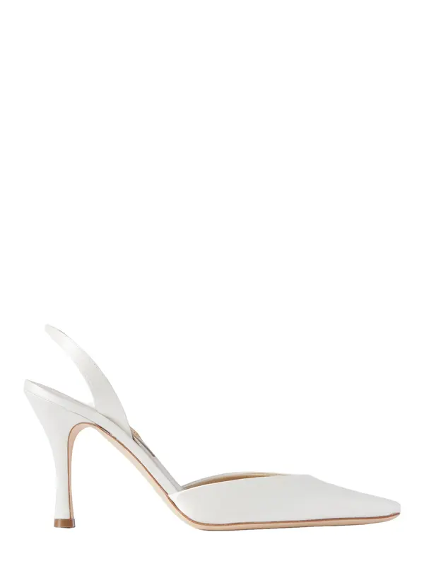 DANIELLE FRANKEL Hannah Slingback Pumps - Ivory
