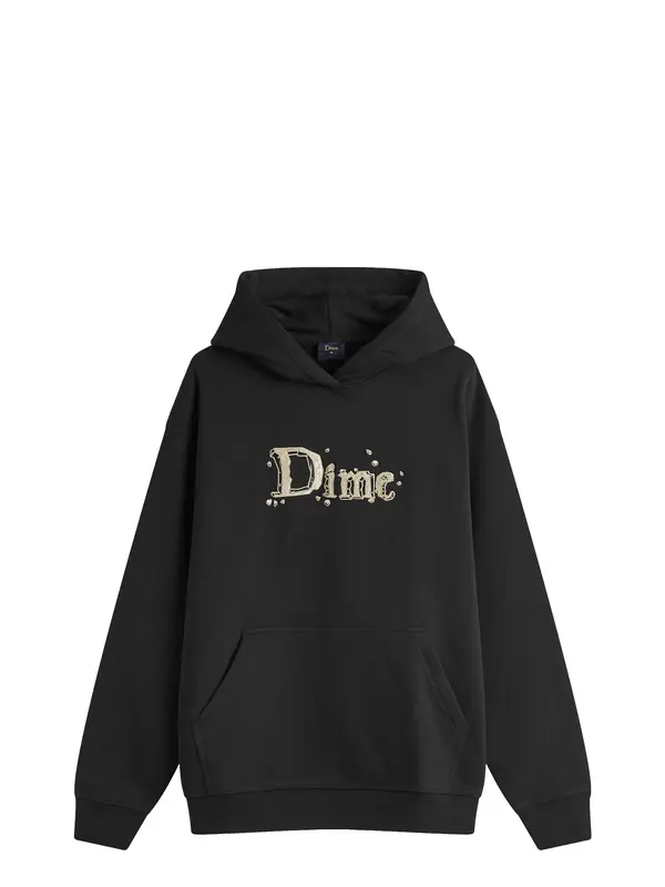 DIME Classic Stone Heavyweight Hoodie - Black