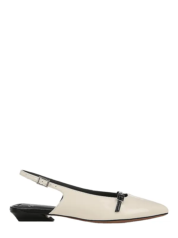 Franco Sarto Emma Slingback Flats - White